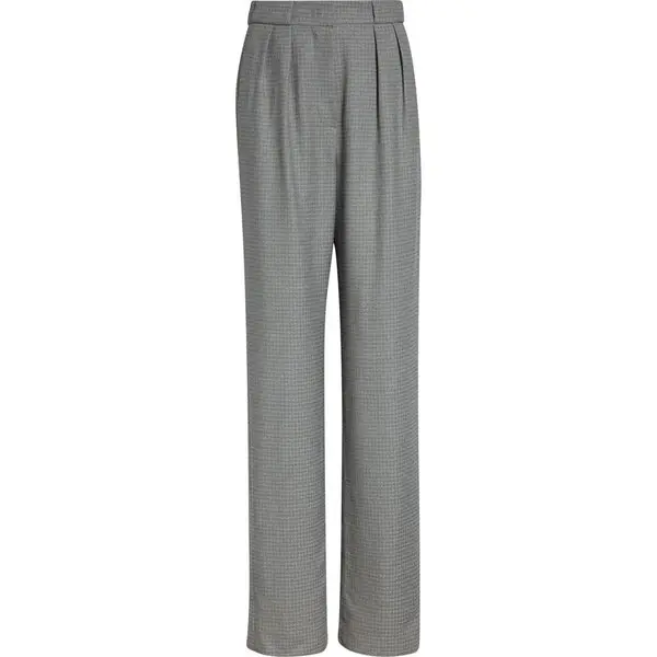 Emporio Armani Pleated Virgin Wool Blend Trousers
