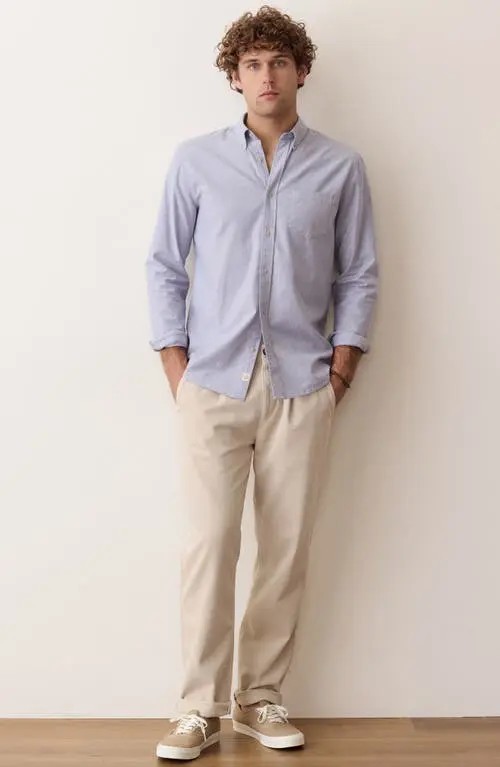 Marine Layer California Oxford Shirt - Blue