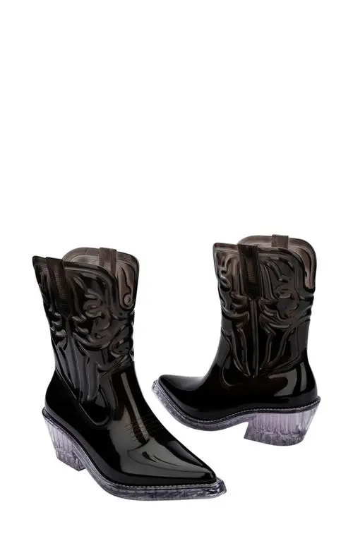 Melissa Texas Western Boot - Black