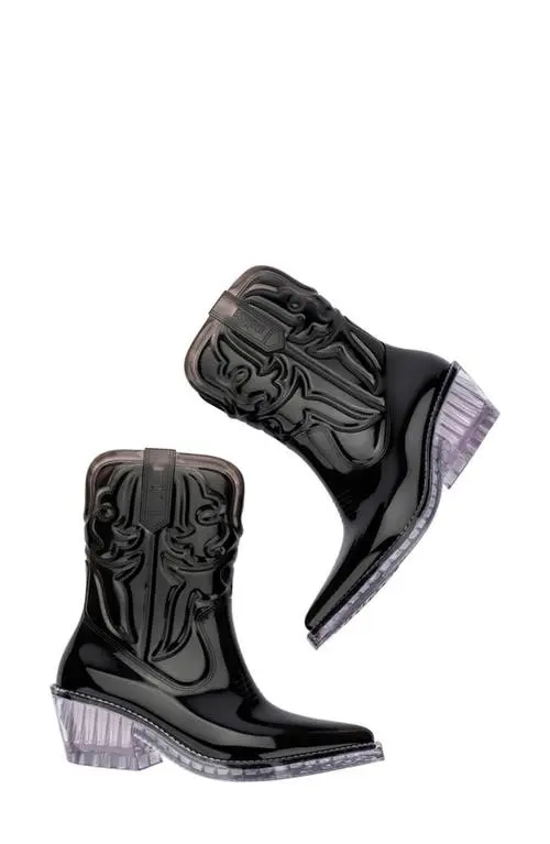 Melissa Texas Western Boot - Black