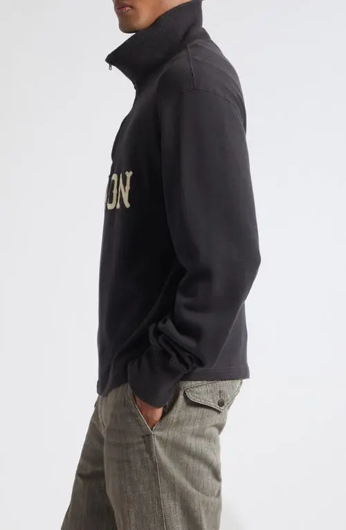 Double Rl Finn Cotton Jersey Half Zip Pullover