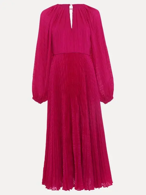 PHASE EIGHT Faye Textured Pleat Dress