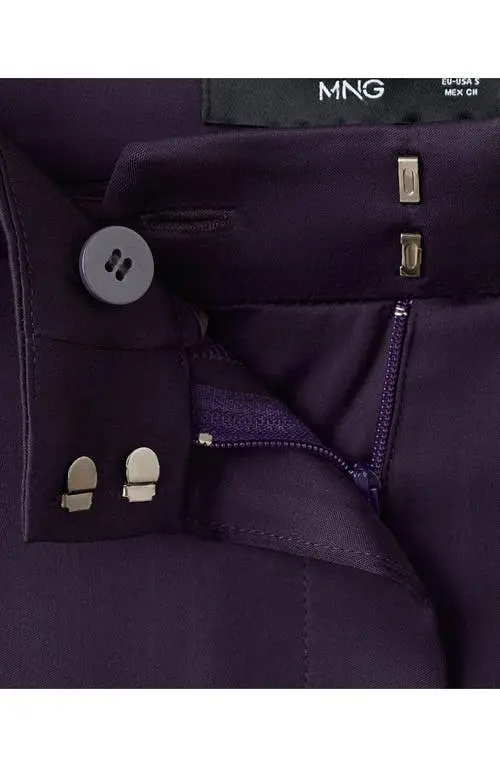 Mango Straight Mid Rise Pants