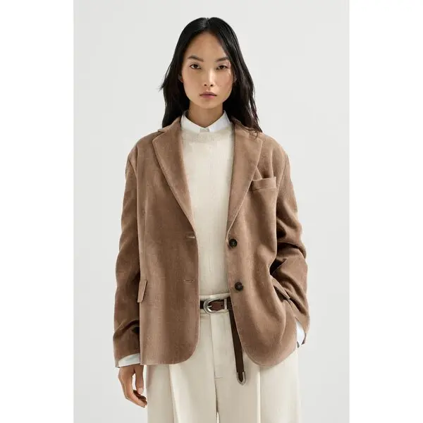 Brunello Cucinelli Fluid Corduroy Blazer