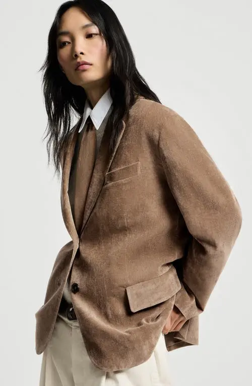Brunello Cucinelli Fluid Corduroy Blazer