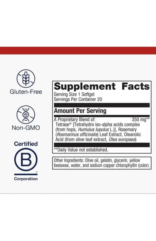 METAGENICS Kaprex Joint Support Supplement With Hops Rosemary And Olive Leaf Extracts 20 Softgels