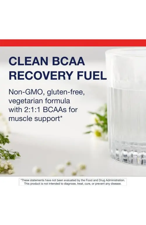 METAGENICS Bcaas Orange Mango Powder Muscle Recovery Supplement 30 Servings