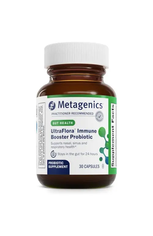 METAGENICS Ultraflora Immune Booster Shelf-stable Probiotic Supplement 30 Count