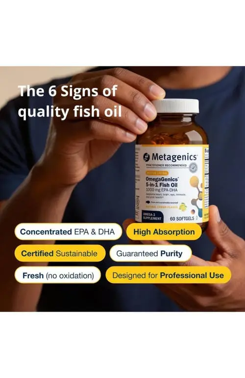 METAGENICS Premium Omega-3 Fish Oil Epa-dha 1000mg Softgels