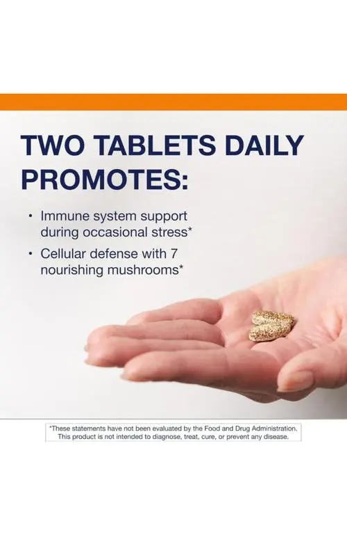 METAGENICS Mycotaki Immune Support Mushroom Supplement Tablets 90 Tablets