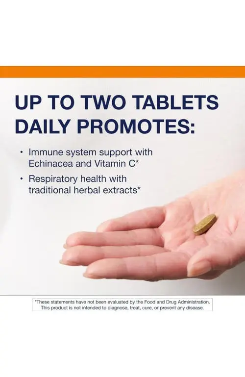 METAGENICS Echinacea Synergy Herbal Immune Support Supplement 120 Tablets