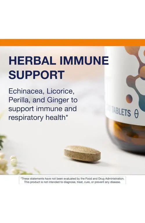 METAGENICS Echinacea Synergy Herbal Immune Support Supplement 120 Tablets