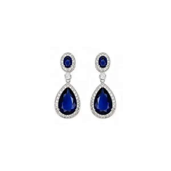 STEPHANIE BROWNE AUSTRALIA Bond St Earrings In Sapphire