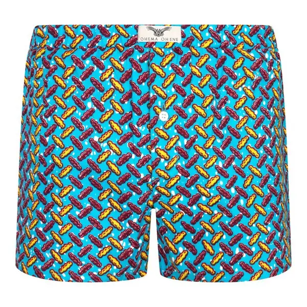 OHEMA OHENE Boxer Shorts- Cocobean - Blue