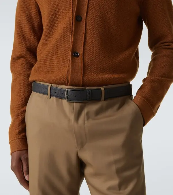Zegna Leather Belt