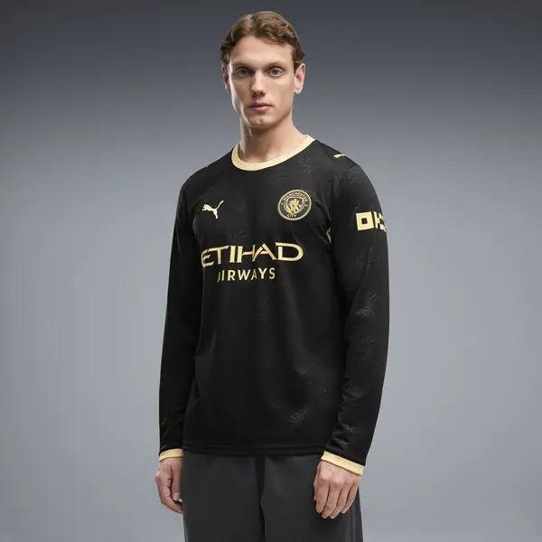 PUMA Manchester City Away Long Sleeve Soccer Jersey