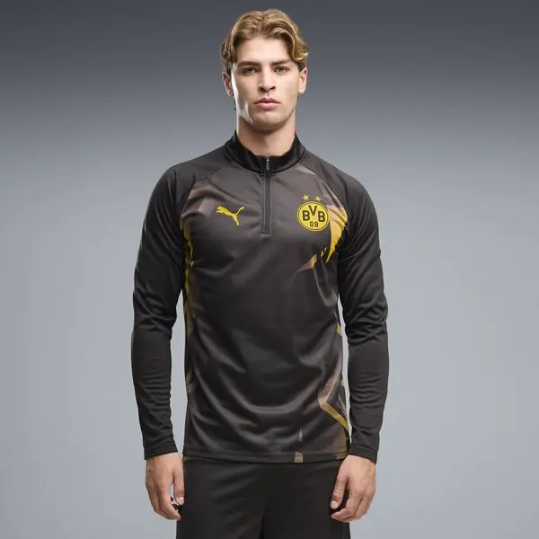 PUMA Borussia Dortmund Warmup Quarter-zip Top