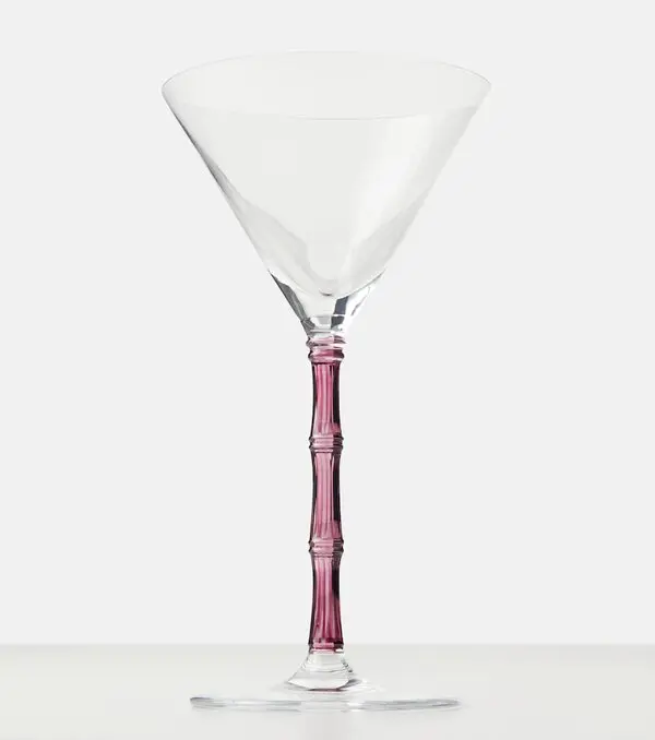 La DoubleJ Bamboo Set Of 2 Martini Glasses