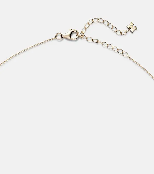 Mateo 14kt Yellow Topaz And Diamond Necklace