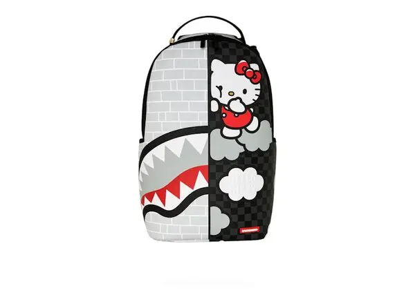 SPRAYGROUND Hello Kitty Official Collab Brick Wall Split Backpack