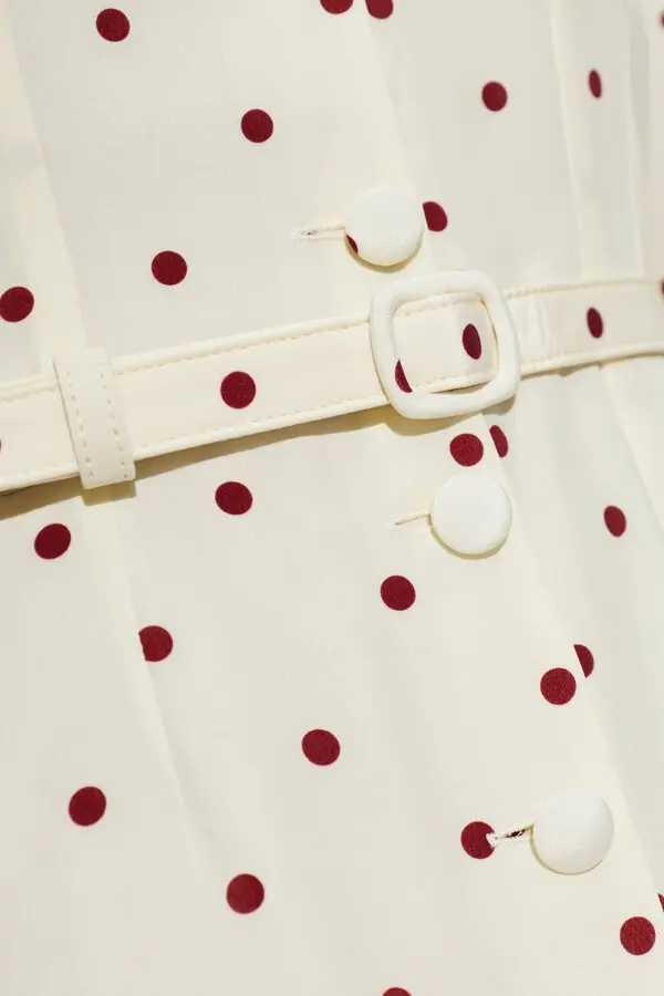 Alessandra Rich Polka Dot Dress