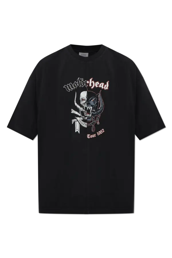 Vetements T-shirt With Print - Black