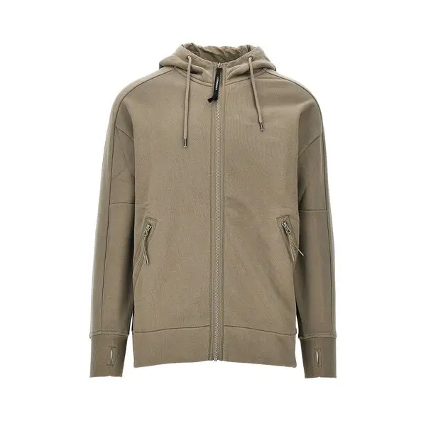 C.P. COMPANY Cotton Full-zip Hoodie With Lene