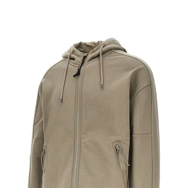 C.P. COMPANY Cotton Full-zip Hoodie With Lene