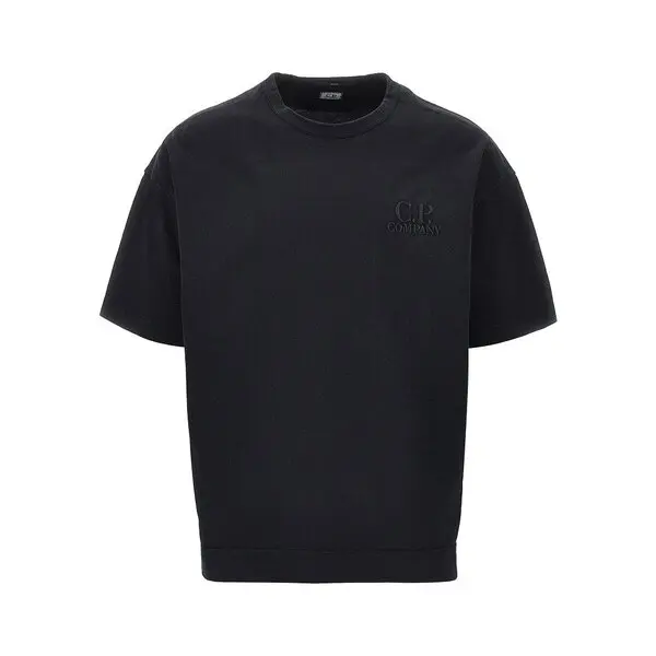 C.P. COMPANY Cotton Jersey T-shirt With Logo Ebroidery An