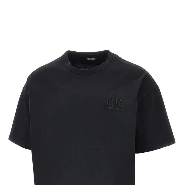 C.P. COMPANY Cotton Jersey T-shirt With Logo Ebroidery An