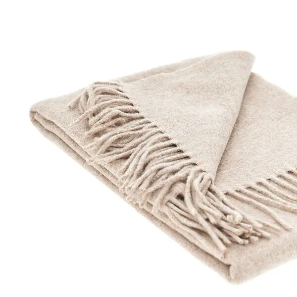 Max Mara Wool Scarf - Beige