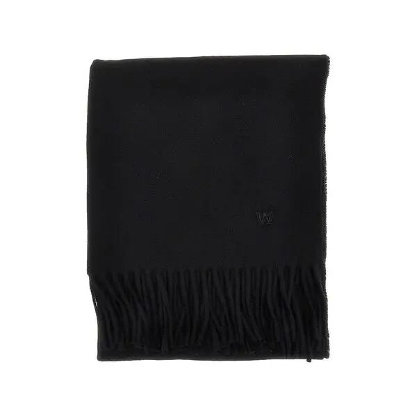 Max Mara Wool Scarf - Black