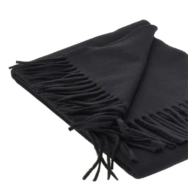 Max Mara Wool Scarf - Black