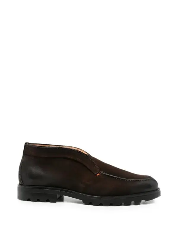 Santoni Loafers Suede "rock