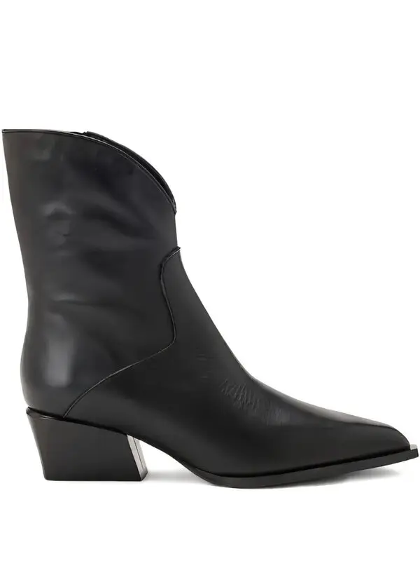 POEVE Leather Ankle Boots