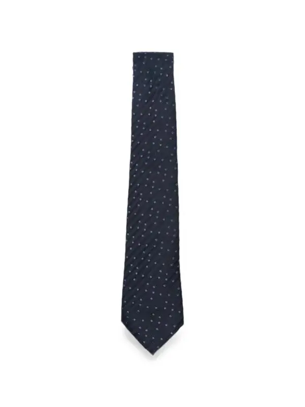 Giorgio Armani Silk Neck Tie - Blue