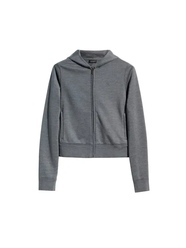 Gucci Silk And Cotton Jersey Zip-up Sweatshirt