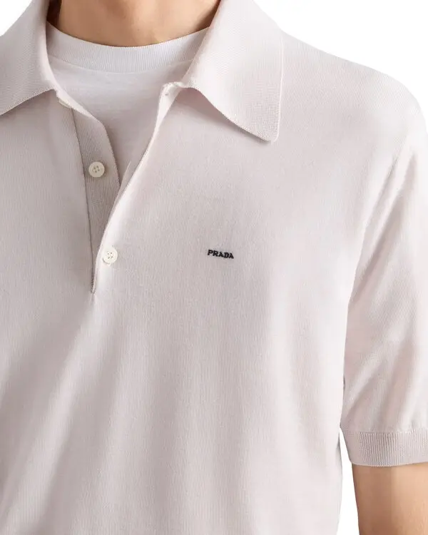 Prada Superfine Wool Polo Shirt
