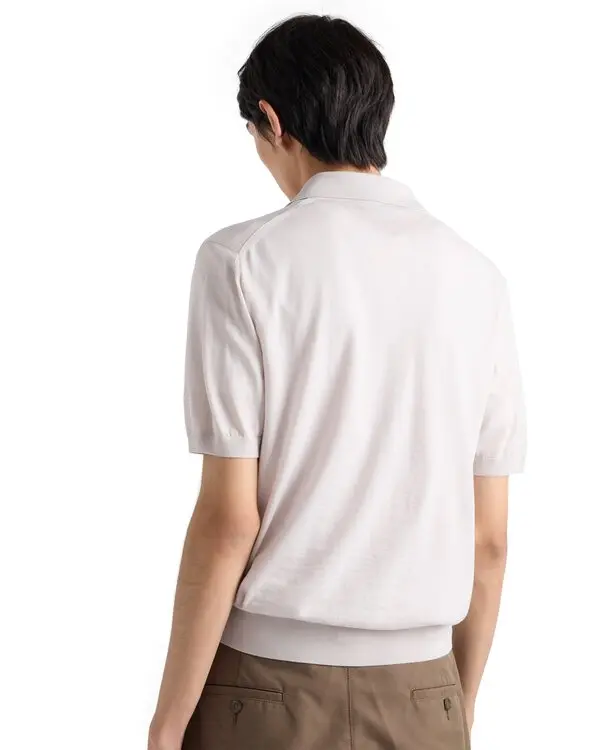 Prada Superfine Wool Polo Shirt