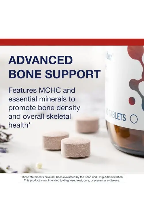 METAGENICS Bone Builder Chewable Supplement Calcium Vitamin D Magnesium 90 Chewable Tablets