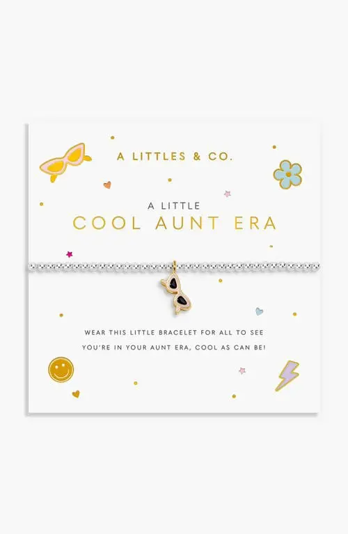 A LITTLES & CO Beaded Bracelet With Sunglasses Charm