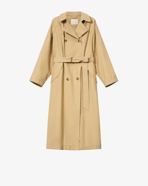 ETOILE Cacilda Cotton Gabardine Trench Coat
