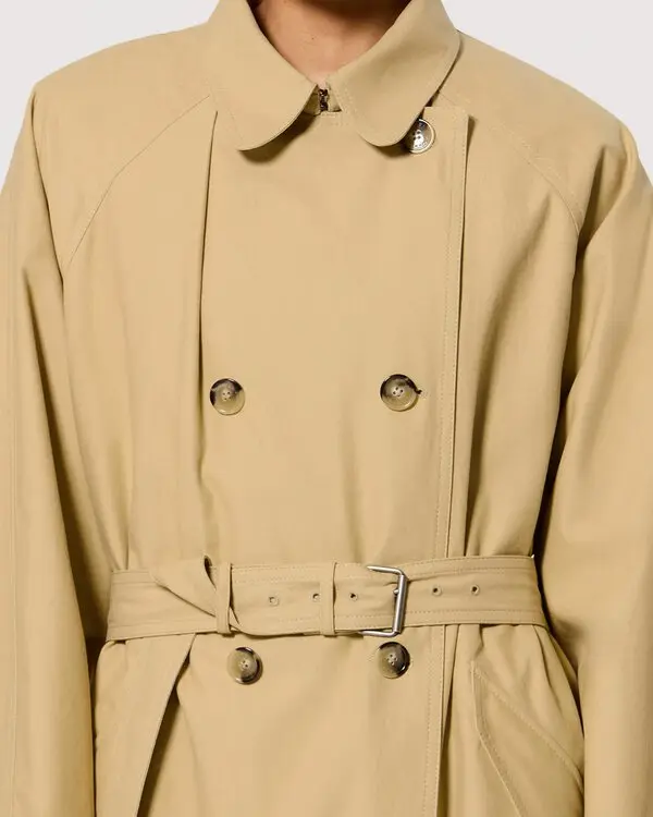 ETOILE Cacilda Cotton Gabardine Trench Coat
