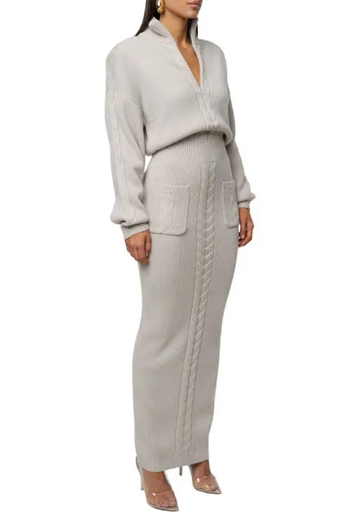 JLUXLABEL Cozy Intentions Ribbed Dress