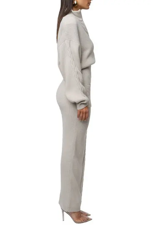 JLUXLABEL Cozy Intentions Ribbed Dress