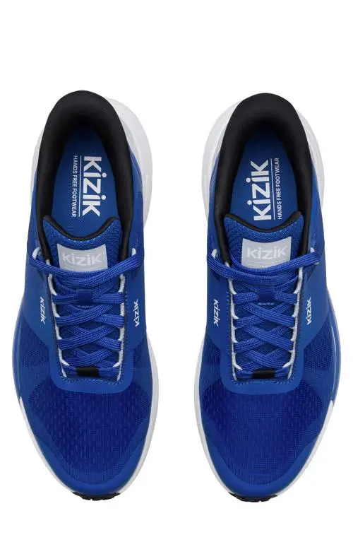 KIZIK Freedom Hands-free Running Shoe - Lapis Blue/white