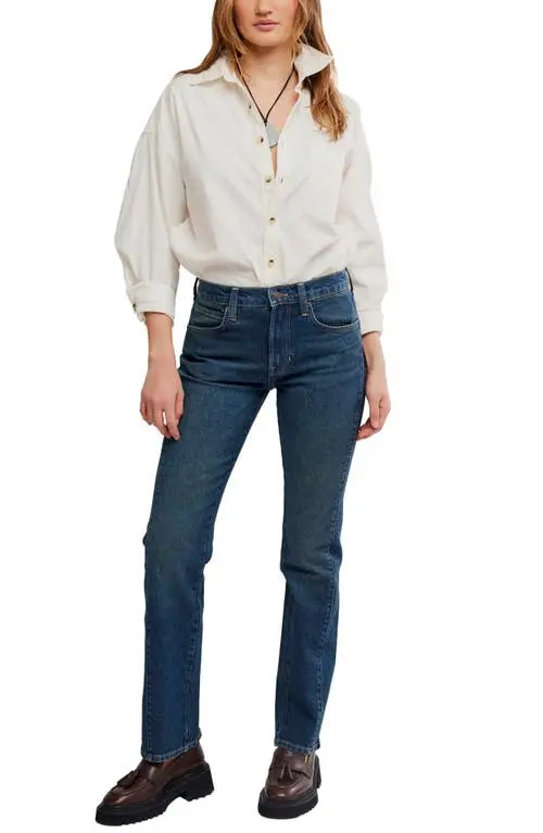 Free People Edie High Waist Tapered Jeans