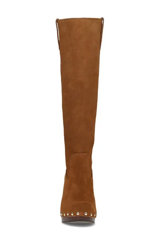 THE FRYE COMPANY Cindy Pull On Leather Boot - Caramel