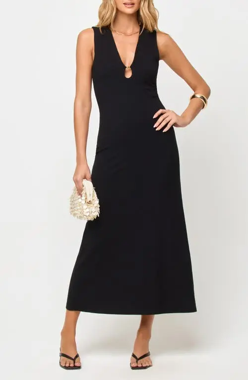 L*Space Yuki Maxi Dress - Black
