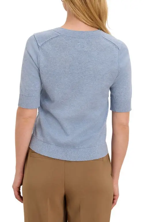 NIC+ZOE Pure Cotton Sweater Tee - Rain